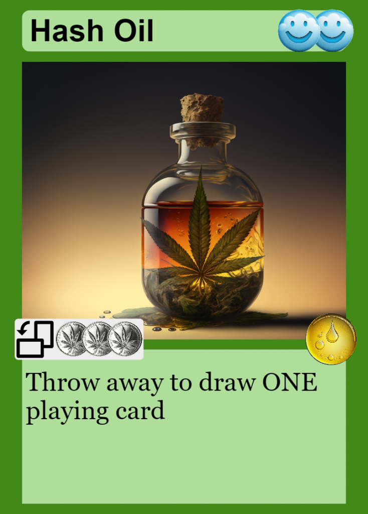 Hash Oil - 420 Cards